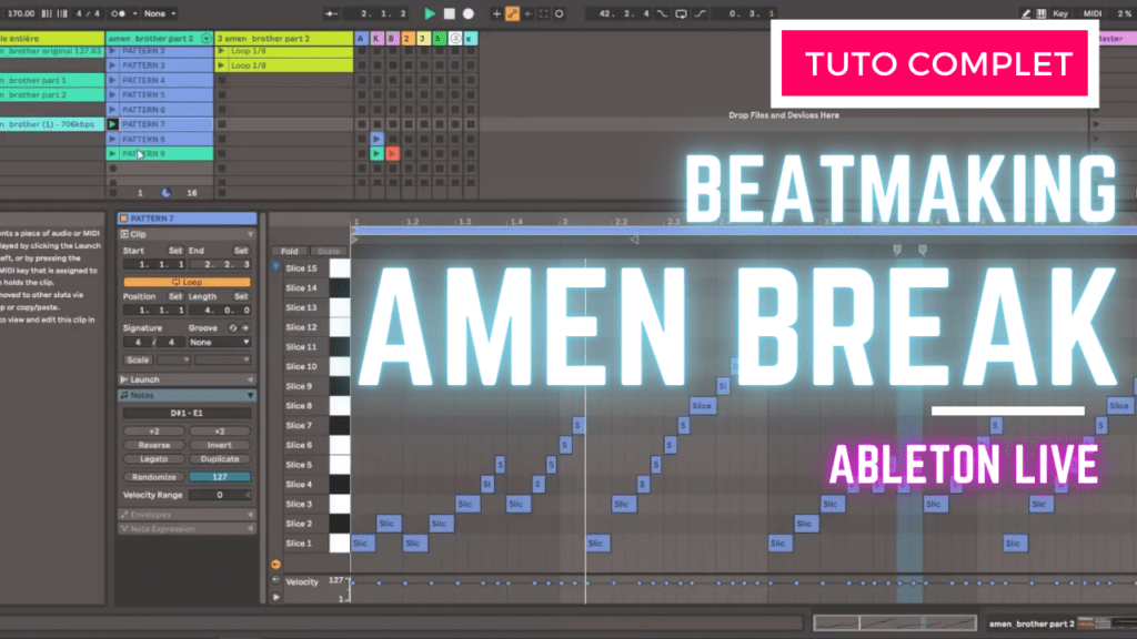 Amen Break Beatmaking: mise en pratique dans Ableton Live - Arsonor